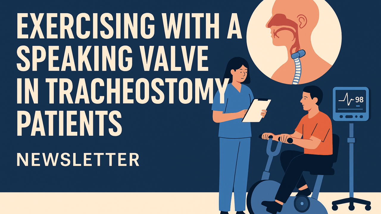 Exercise in patients with a tracheostomy and speaking valve: a ...